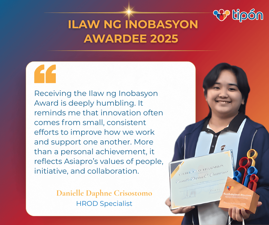 Danielle Daphne Crisostomo Shines with Ilaw ng Inobasyon Award